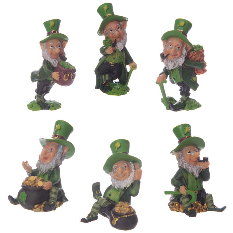 Fun Collectable Lucky Leprechaun Figurines – GiftBrit Ltd