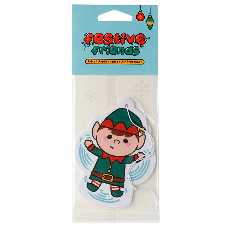 Festive Friends Spiced Apple Scented Christmas Elf Air Freshener ...